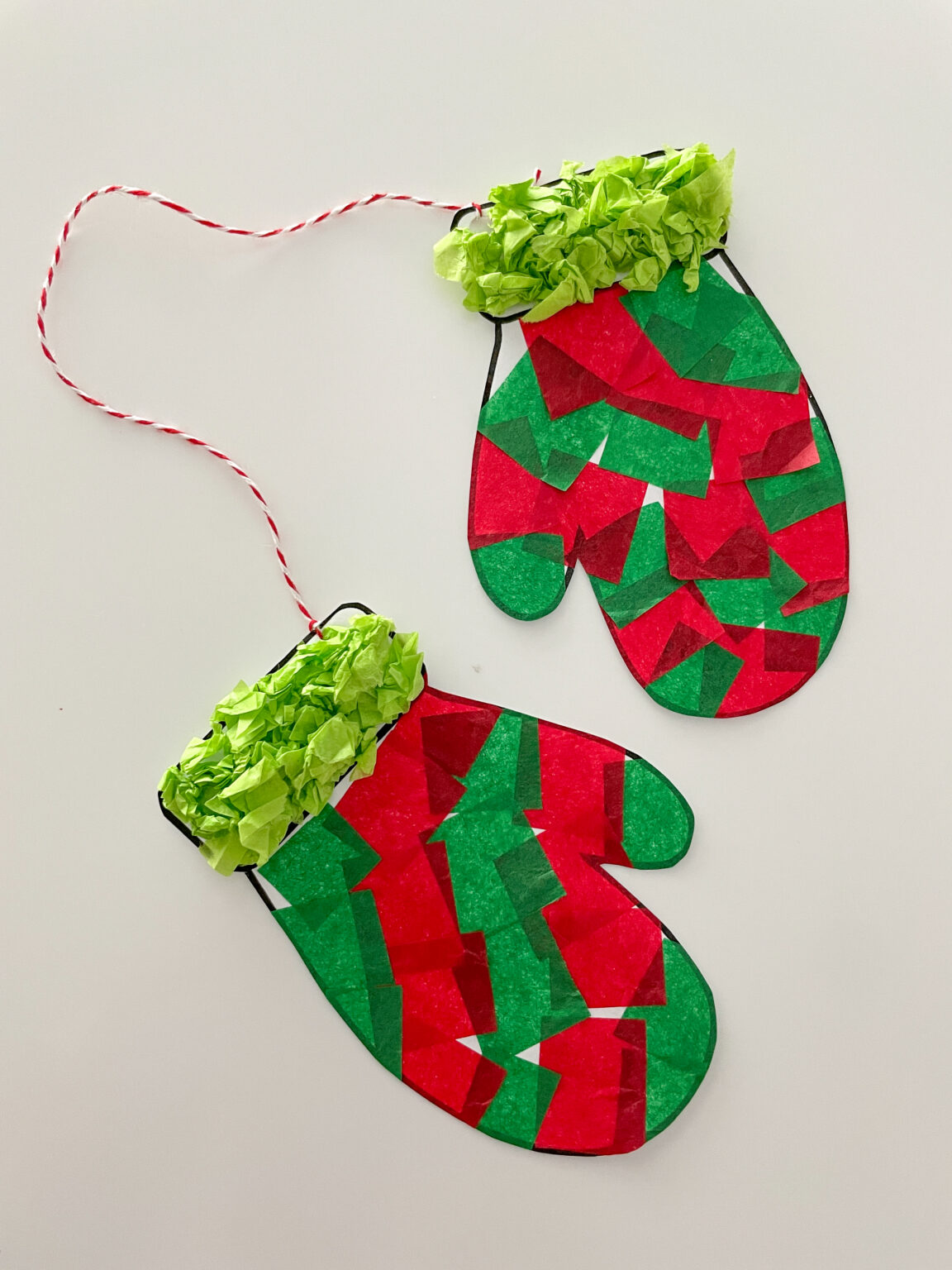 Easy Mitten Craft with Free Printable Mitten Template